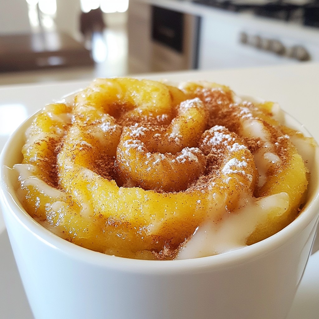 Cinnamon Roll Mug Cake Quick and Delicious Recipe - Recipe Website